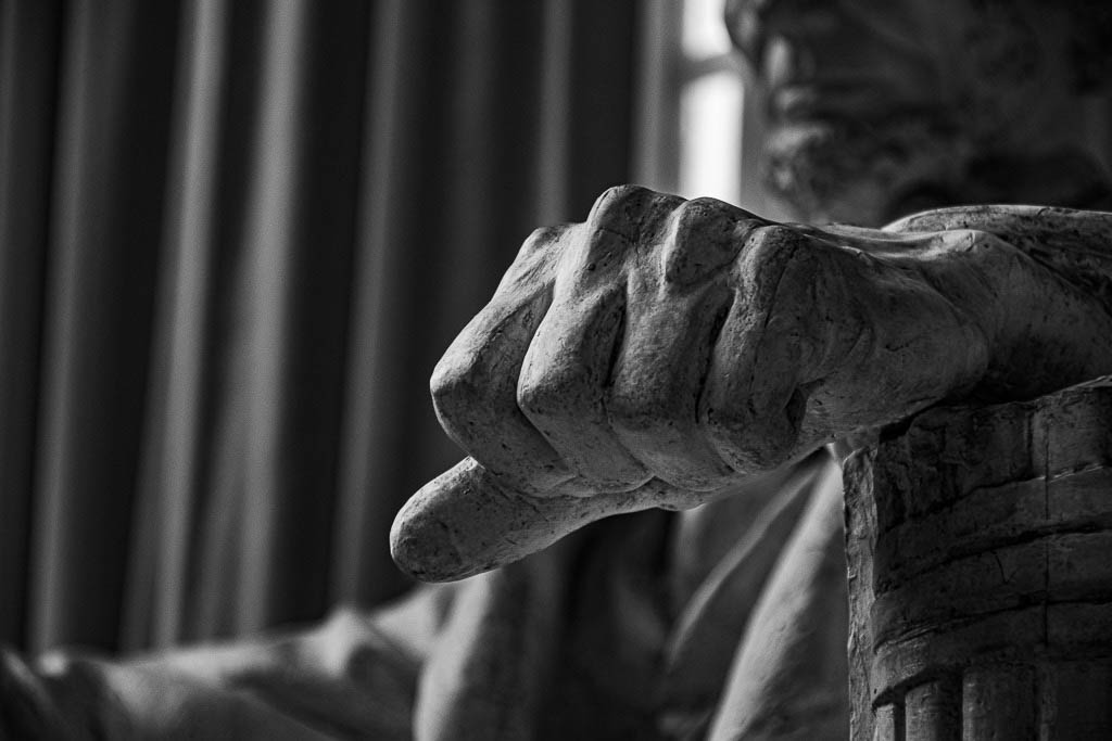 Detail Of Left Hand – Monochromia